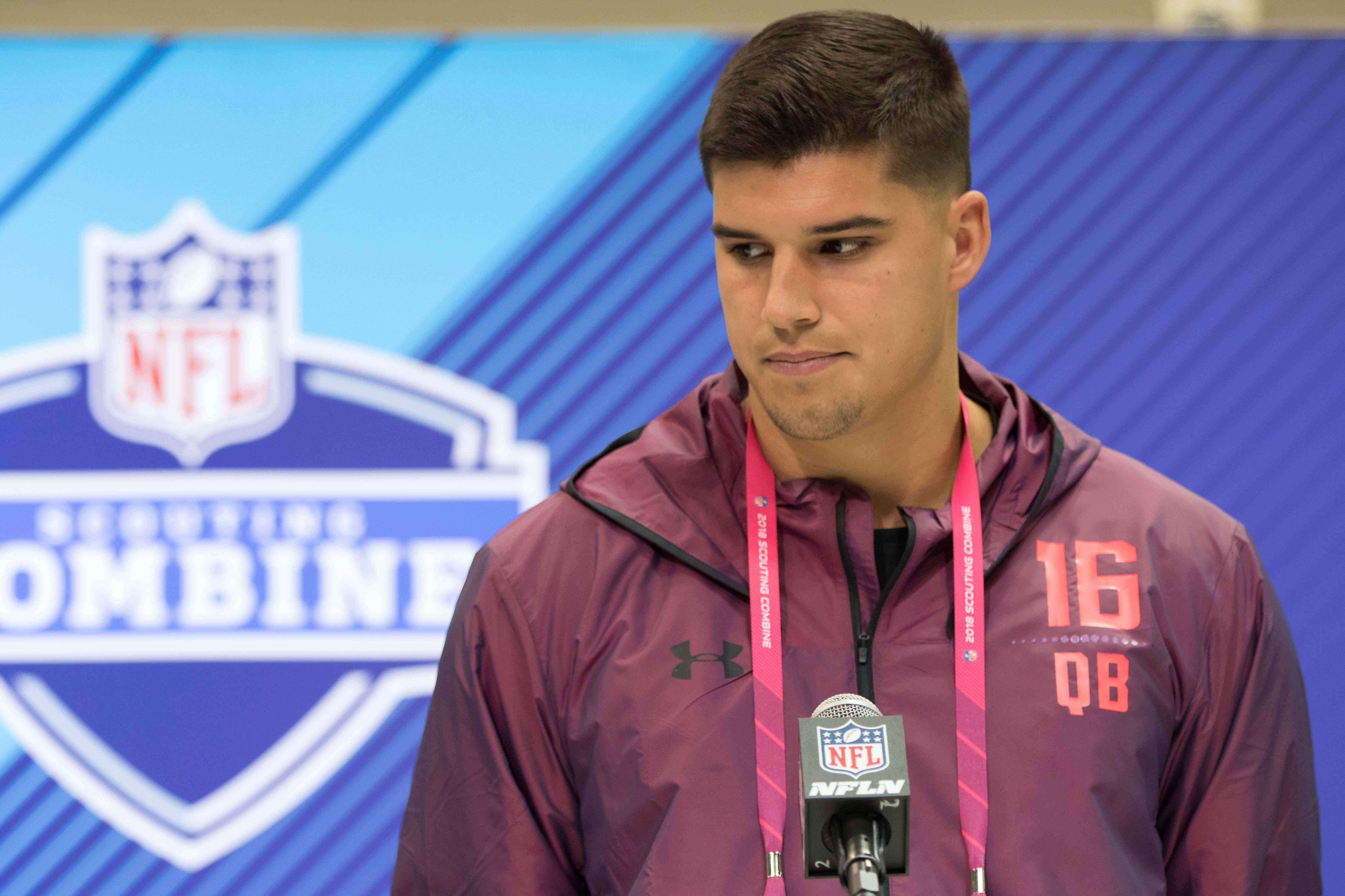 The Pittsburgh Steelers select Mason Rudolph 76th overall in the 2018 ...