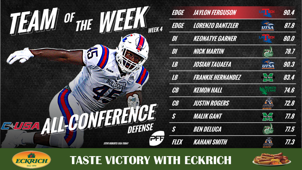 NCAA Week 4 Conference USA Team of the Week