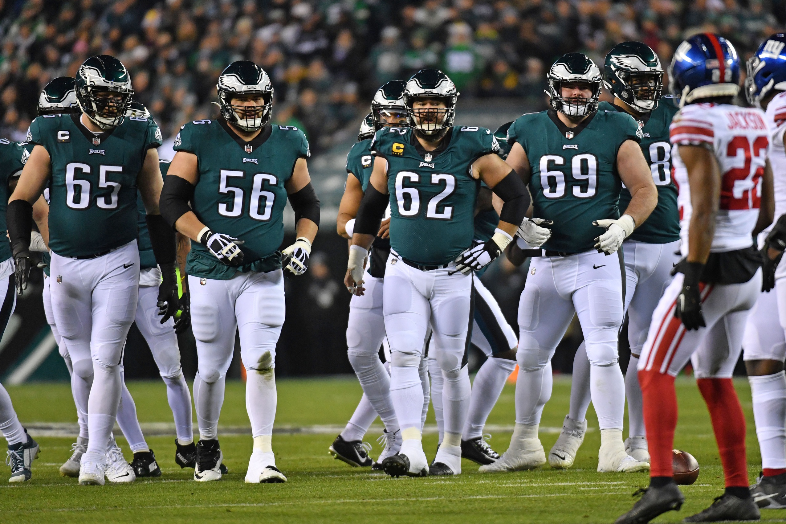 The best unit in Super Bowl 57 is the Philadelphia Eagles offensive line